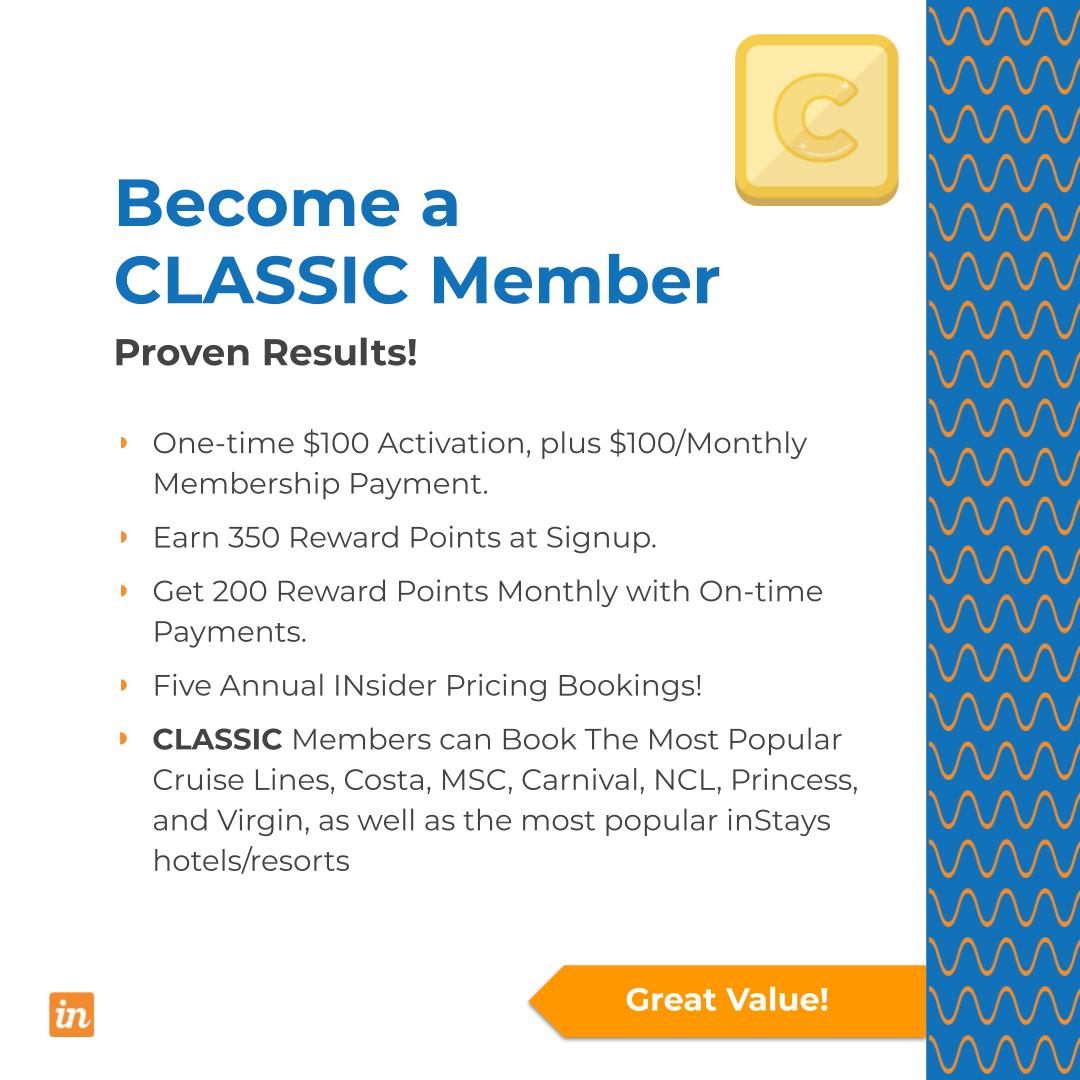 inCruises Club Membership Tiers